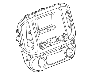 Genuine OEM Radio Control Part# 84647780 Fits 2017-2018 GM: Up To 35% ...