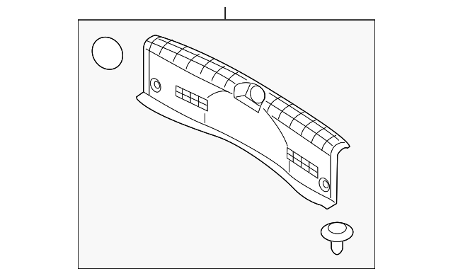 85770-C2000-TRY - Rear Body Trim | World OEM Parts Hyundai