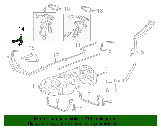 2014-2021 Chrysler 300 Fuel Tank 4581407ad | TascaParts.com