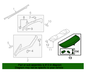 Genuine Audi 8S8-867-771-C-N70 | Cover | FREE Shipping on Most Orders ...