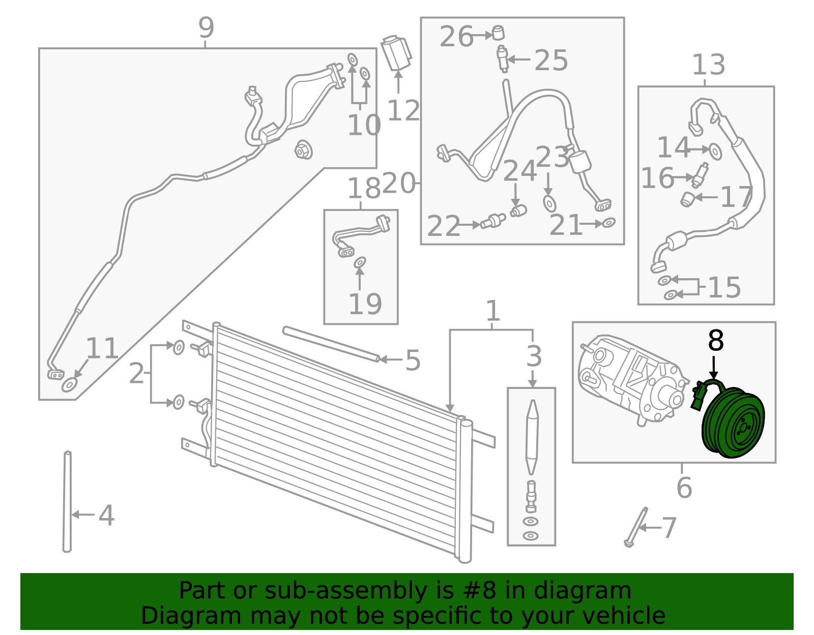 Genuine OEM Ford Part - Motorcraft™ A/C Compressor Clutch YB-3339 ...
