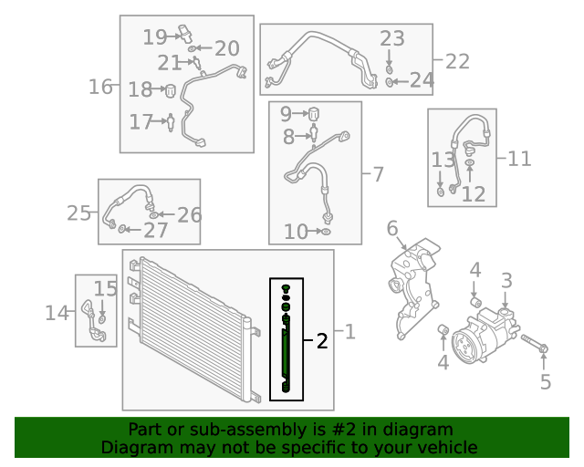 8V0-298-403 - A/C Receiver Drier 2017-2024 Audi | Audi OEM Parts