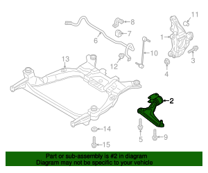 2013-2020 Ford Fusion Lower Control Arm fg9z3078h | TascaParts.com