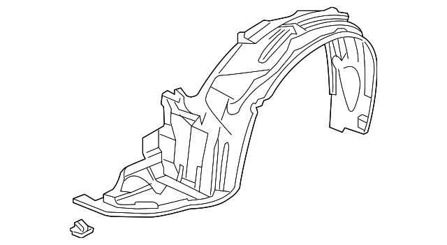 2004-2008 Acura TL Fender Assembly, R Front (Inner) 74100-SEP-A10 ...