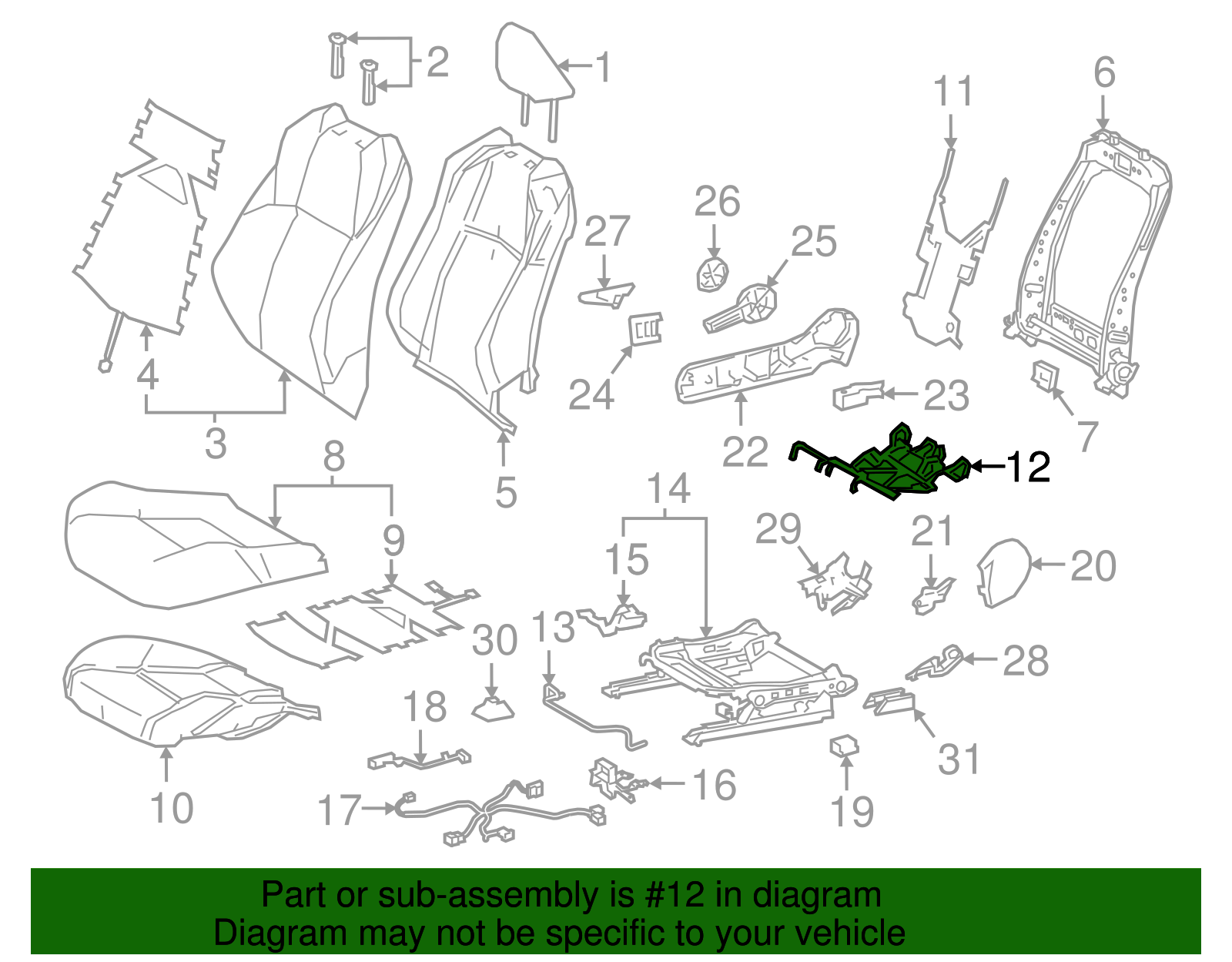 2018-2022 Toyota C-HR 2018-2022 Toyota C-HR - Support Spring 71051-F4011 | Sparks Parts