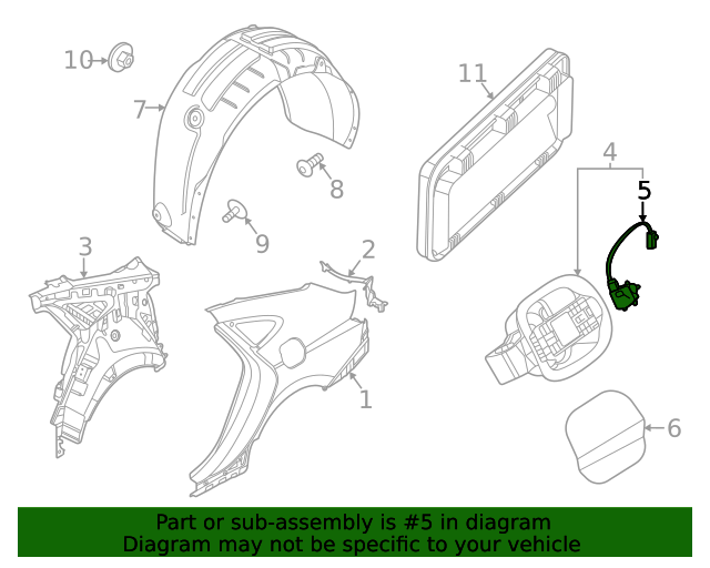 2021-2024 Kia K5 Actuator 81560-L2000 | Kia Parts Online