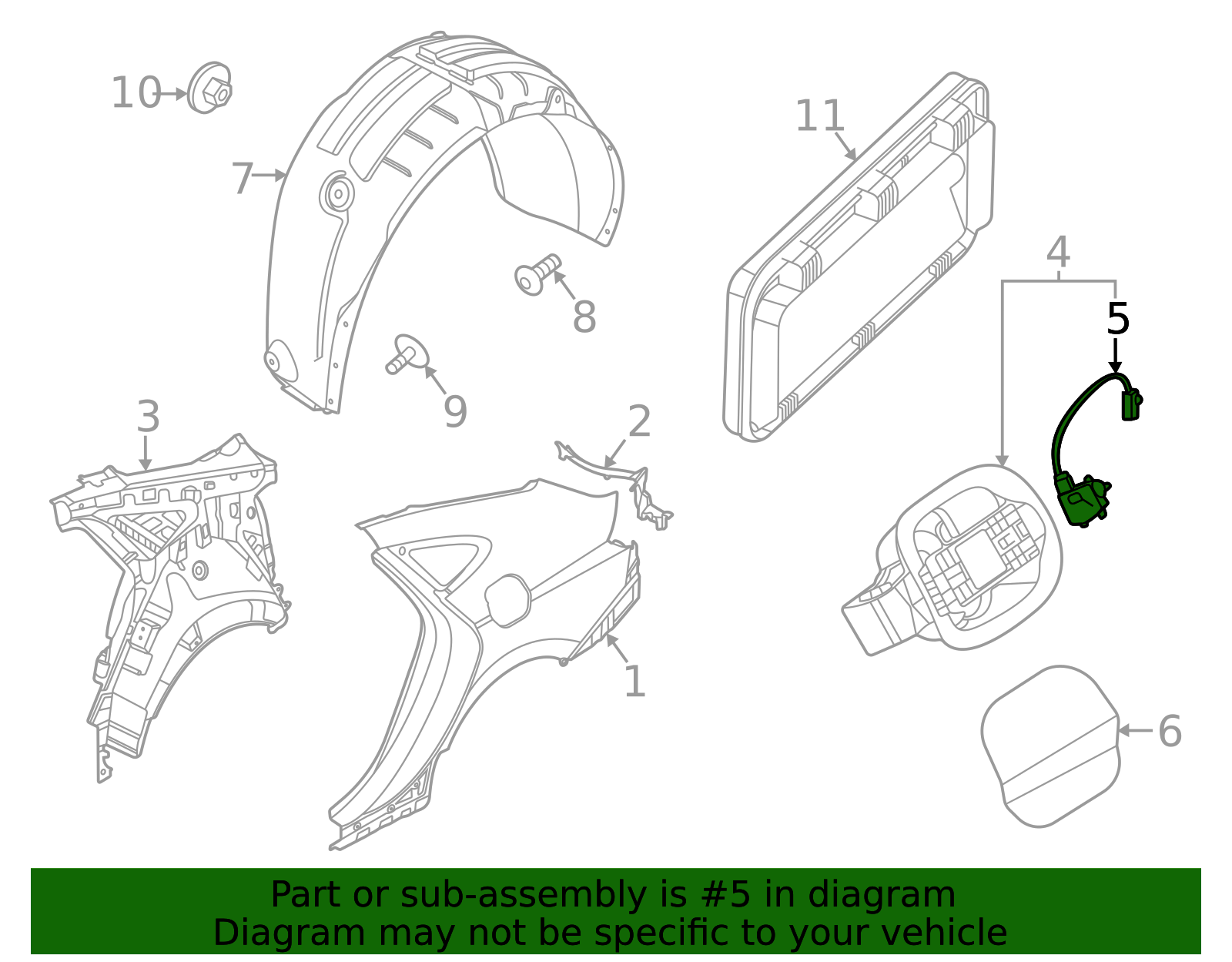 81560-L2000 - Actuator 2021-2025 Kia K5 | Kia.Parts Store