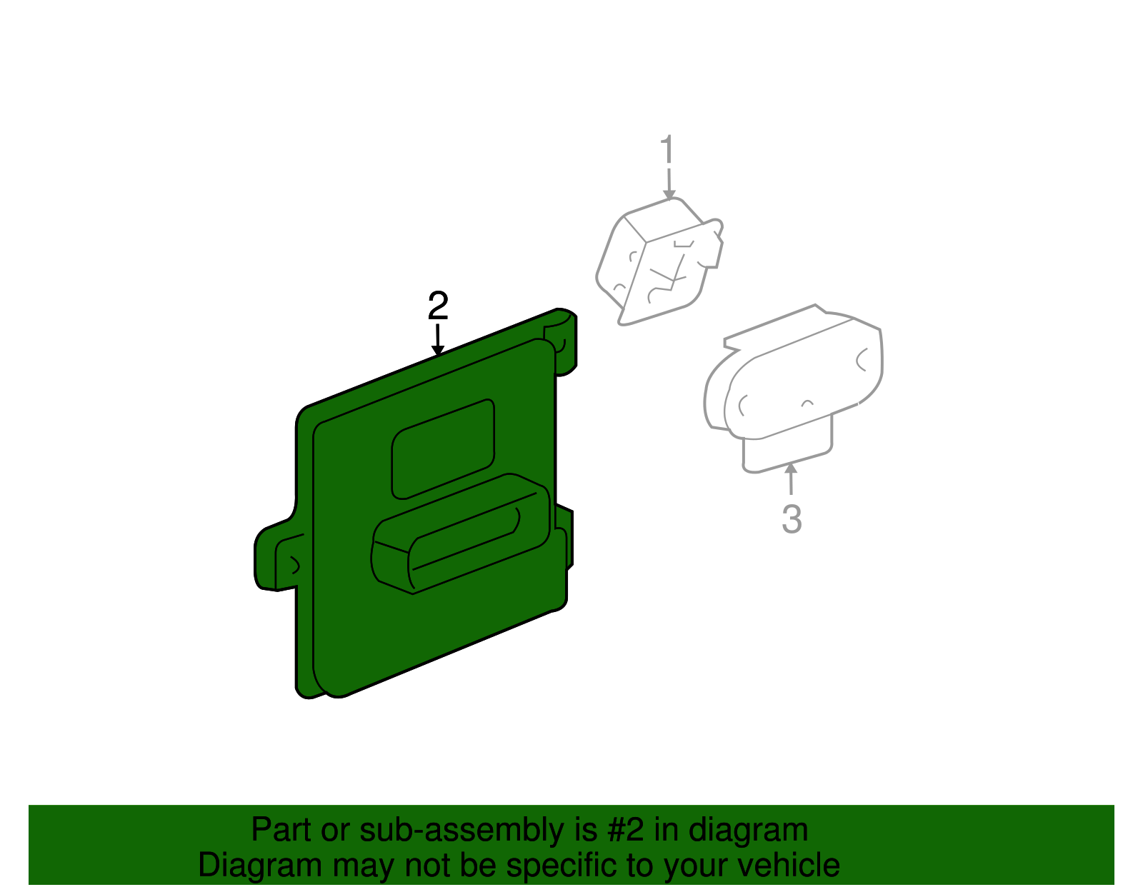 2009 GM Trailer Brake Control Module Assembly 20850923 | GM Parts Center
