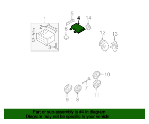 2007-2009 Hyundai Santa Fe Radio Amplifier 00267-77004 | OEM Parts Online
