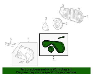 Genuine OEM Belt Part# LR069054 Fits 2015-2021 Land Rover: Up To 35% ...