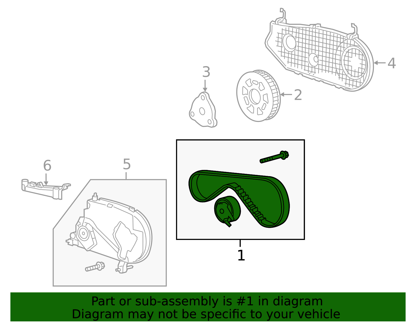 2015-2021 Land Rover Belt LR069054 | OEM Parts Online