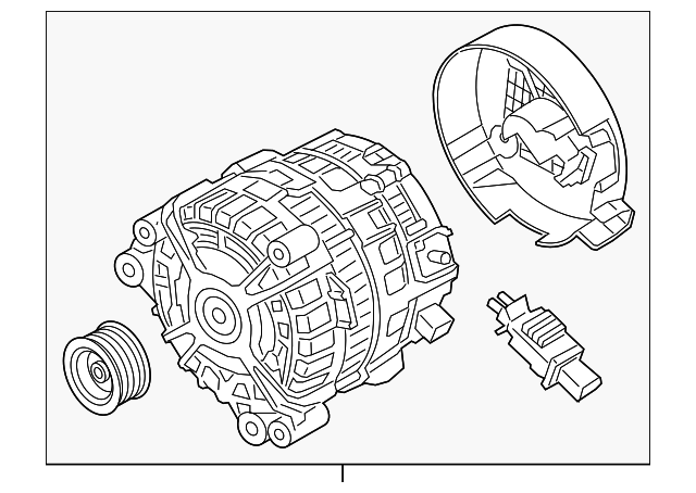 2020-2024 BMW | Generator Assembly | 12-31-8-490-540 | BMW OEM Parts Store
