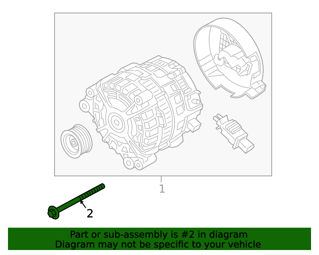 12319908092 - 2012-2024 BMW A/C Compressor Bolt (12-31-9-908-092) | BMW ...