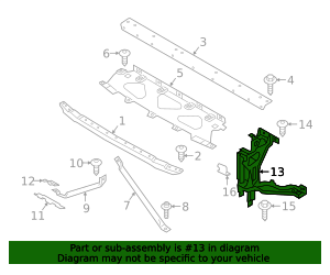 51-64-7-421-710 - Mount Panel 2019-2023 BMW | BMW OEM Parts