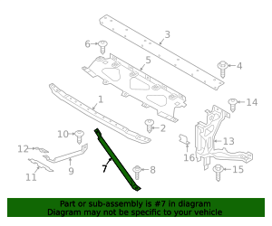 51-64-7-445-102 - Support for front panel right 2019-2024 BMW ...