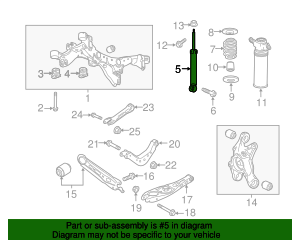 2018-2021 GMC Terrain Rear Shock Absorber 84361769 | GMPartsDirect.com