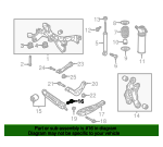2016-2023 GM M14x2x67 Rear Suspension Trailing Arm Bolt 11546992 GM ...