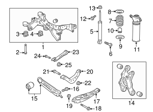 2018-2023 GM Rear Passenger Side Suspension Trailing Arm 84175531 ...