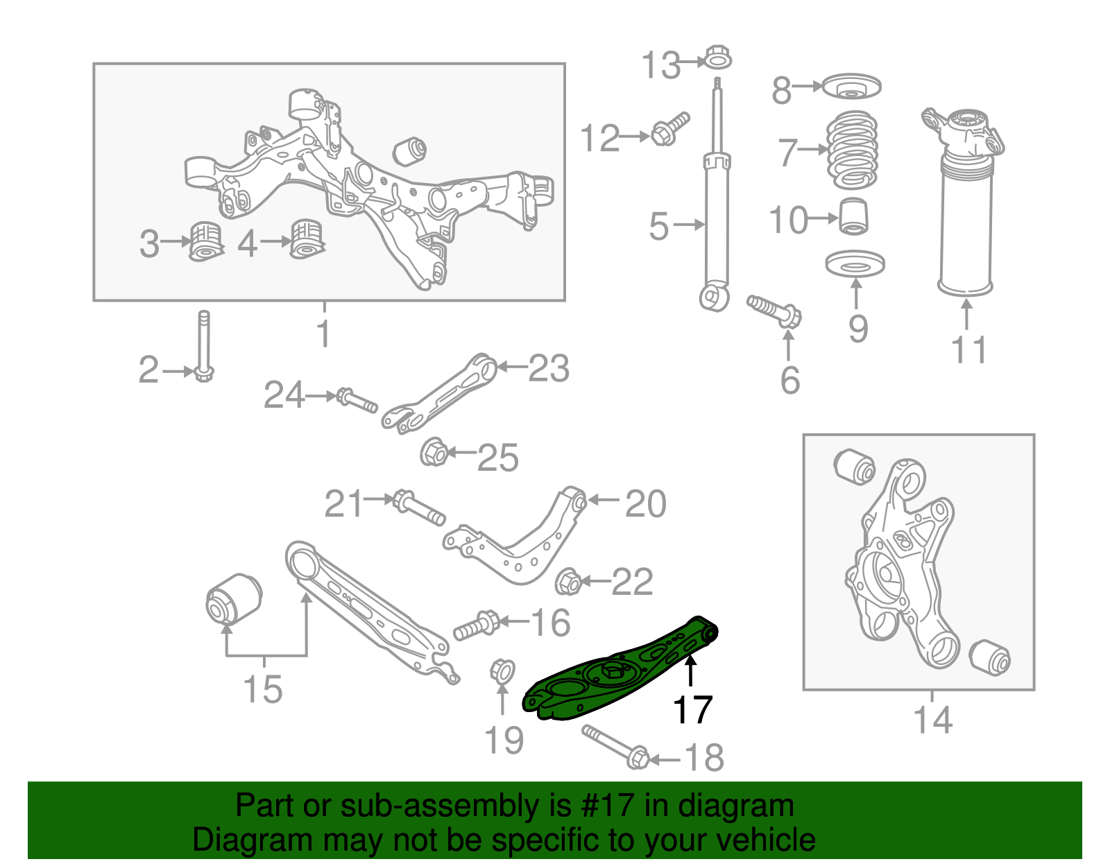 2021-2025 GM Lower Control Arm 87825466 GM | GMPartsDirect.com