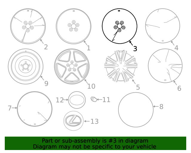 4261A-30153 - Wheel AutoNationParts.com