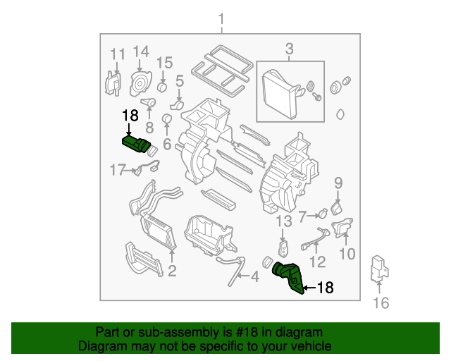 2009-2012 Hyundai Elantra Outer Duct 97279-2L000 | HyundaiParts.Online
