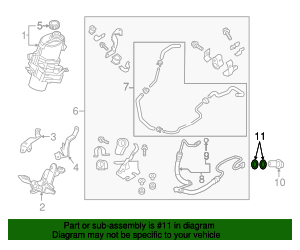 2011-2020 Infiniti Pressure Hose Washer 49726-50W00 | Faulkner Infiniti ...