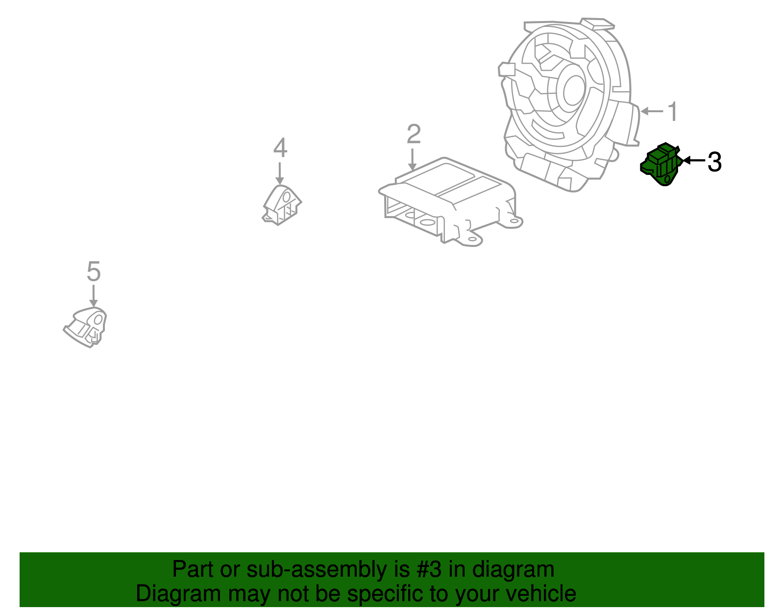 77930-TVA-A01 - Sensor Assembly Front Crash - 2018-2020 Honda Accord ...
