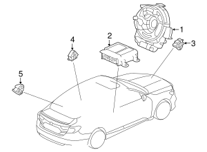 77930-TVA-A01 - Sensor Assembly, Front Crash 2018-2020 Honda Accord ...