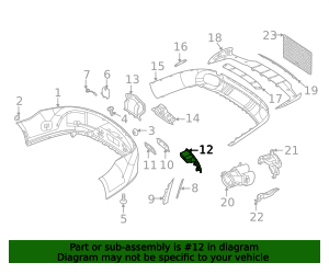099-820-90-00 - Reflector Panel 2019-2023 Mercedes-Benz ...