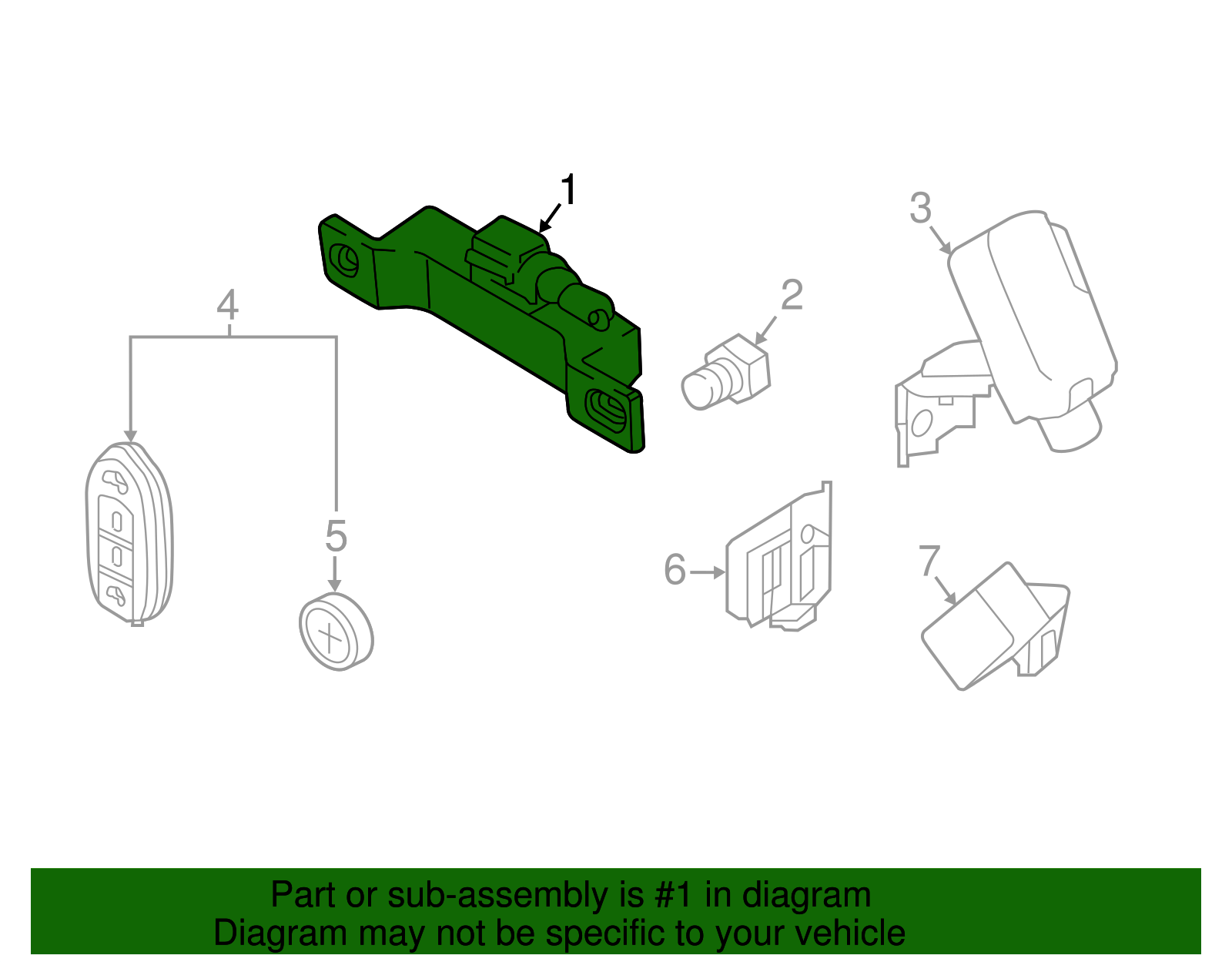 285E5-JK60A | Nissan Antenna Assy-Room Smart Keyless - Genuine OEM ...