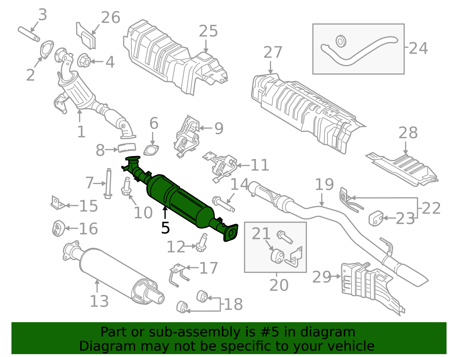 CK4Z-5F250-D - Catalytic Converter 2015-2016 Ford | Ford Parts Direct