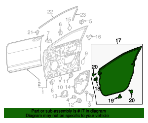 67862-0E080 - Door Seal 2016-2022 Lexus | AutoNationParts.com