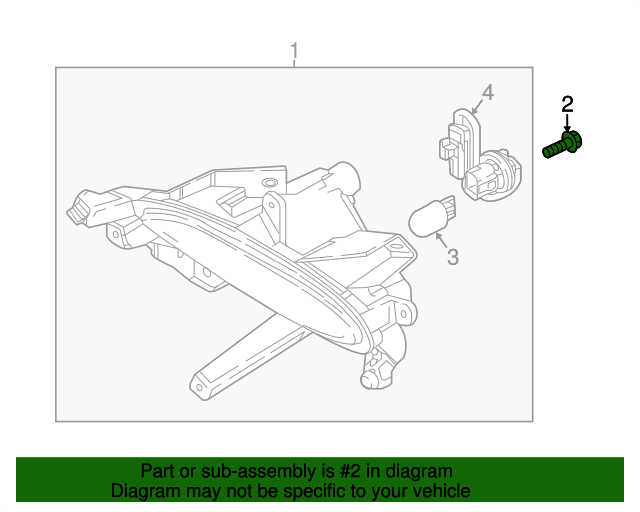 2002-2023 Mazda Handle, Inside Screw 9986-50-516 | OEM Parts Online