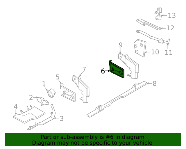 41007434713 - 2020-2023 BMW Baffle Plate (41-00-7-434-713) | BMW of ...