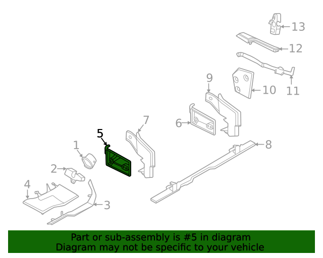 41007434713 - 2020-2021 BMW Baffle Plate (41-00-7-434-713) | BMW of ...