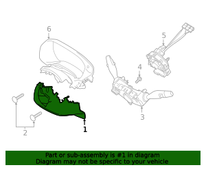 84852-S9000WK - Lower Column Cover 2020-2024 Kia Telluride | Kia.Parts ...
