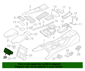 2012-2021 BMW Vent Grille 64-22-9-265-350 | OEM Parts Online