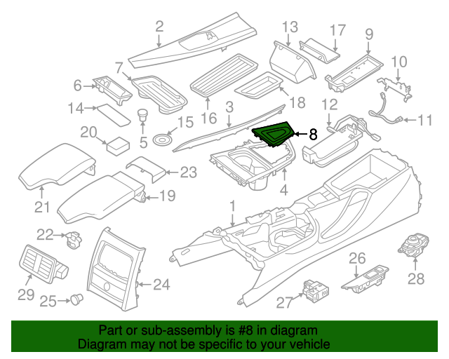 51-16-9-234-131 - Trim Cover - 2012-2020 BMW | Buy BMW Parts Now