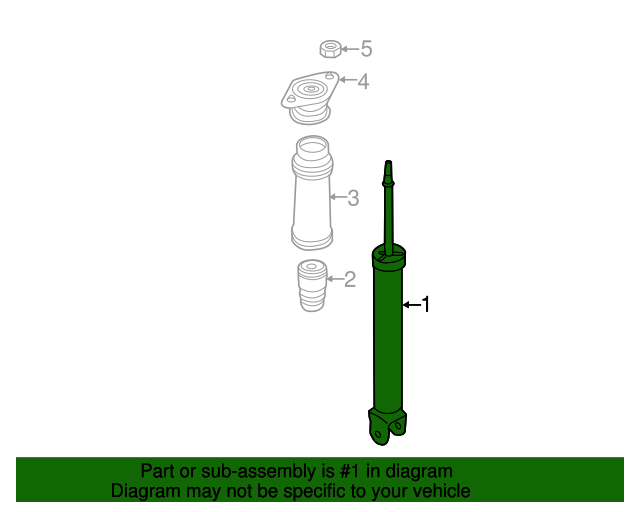 55311-3V500 - Shock Absorber 2014-2016 Kia Cadenza | Kia.Parts Store
