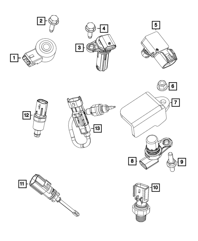 2013-2017 Mopar Oil Pressure Sensor 68145662AB | Mopar eStore