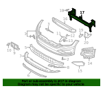 2019-2021 Volkswagen Jetta Impact Bar 17A-807-109-R | OEM Parts Online