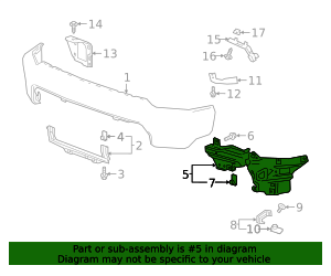 2020-2023 Chevrolet Front Driver Side Bumper Impact Bar Bracket ...