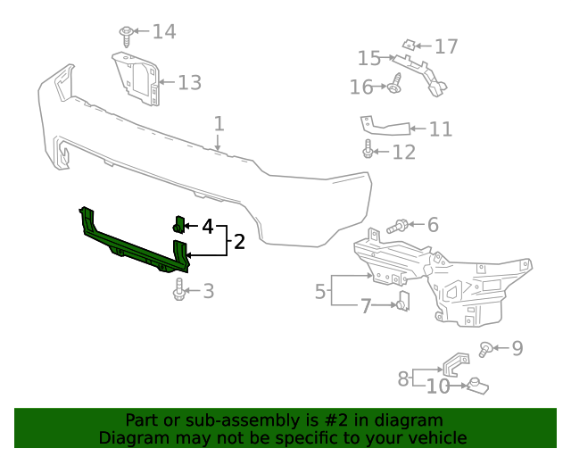 2020-2024 Chevrolet (Replaces 85665874) Front Bumper Fascia Lower ...
