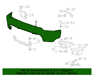 2020-2023 Chevrolet Front Bumper Impact Bar 84603323 | NewAutoParts.com