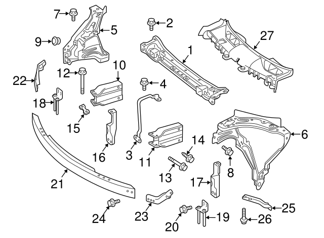 204-620-07-85 - Strut 2010-2015 Mercedes-Benz | Mercedes-Benz USA Parts