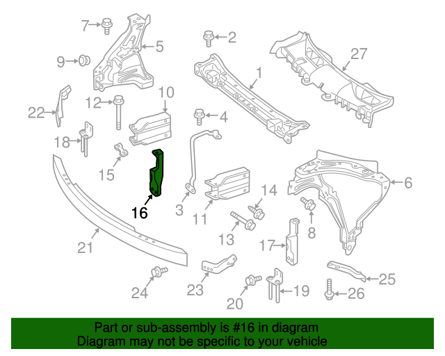 204-620-07-85 - Strut 2010-2015 Mercedes-Benz | Mercedes-Benz USA Parts