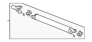 2011-2022 GM Two-Piece Drive Shaft Assembly 84669667 GM | GMPartsDirect.com