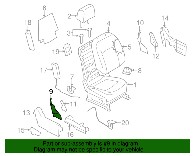 2008-2015 Nissan Hinge Cover - Passenger Side (RH) 87325-JM00A ...