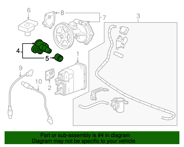2014-2023 GM Vapor Canister Vent Valve 12630282 | OEM Parts Online
