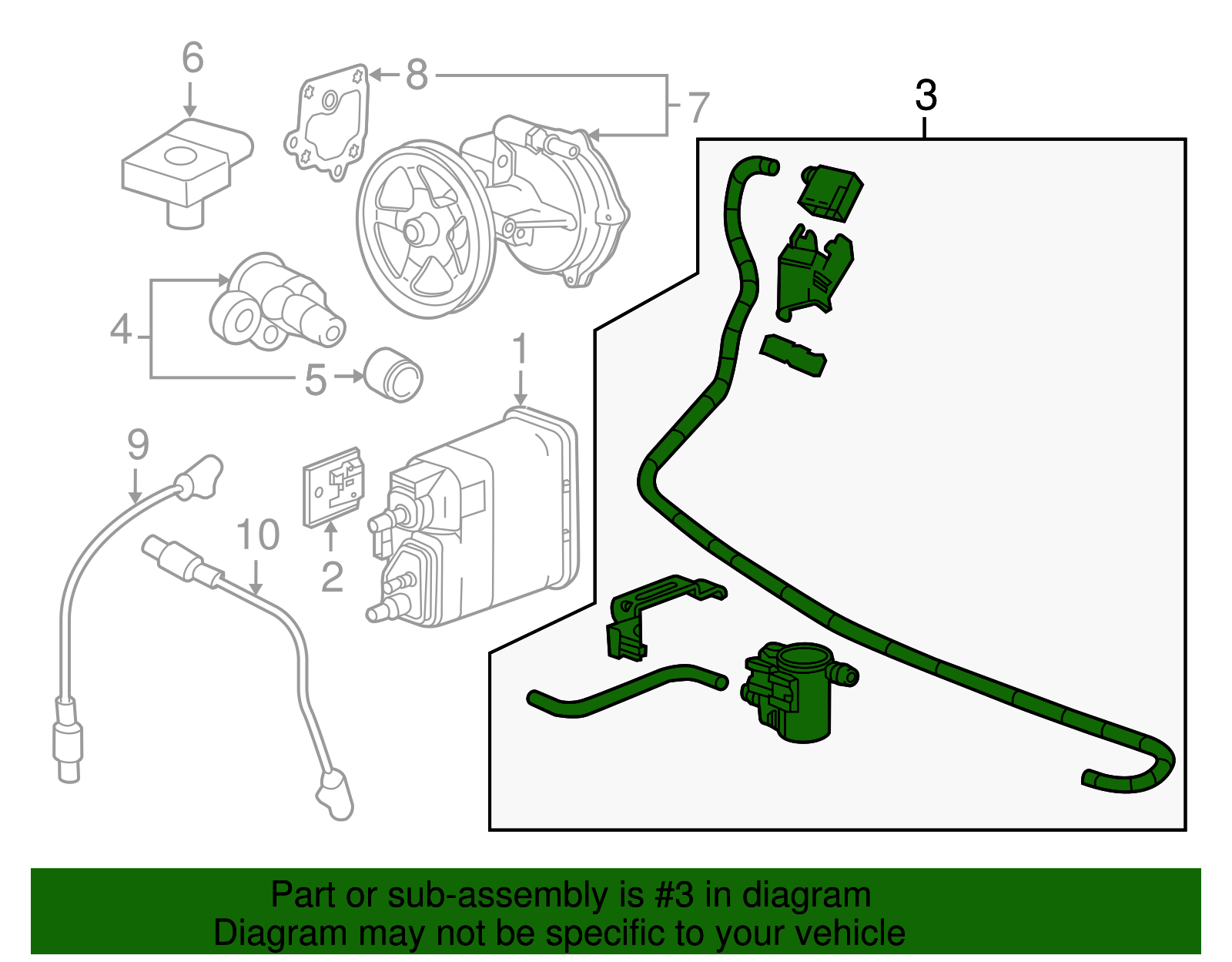 2011-2018 GM Vapor Canister Vent Solenoid 84148818 | TascaParts.com